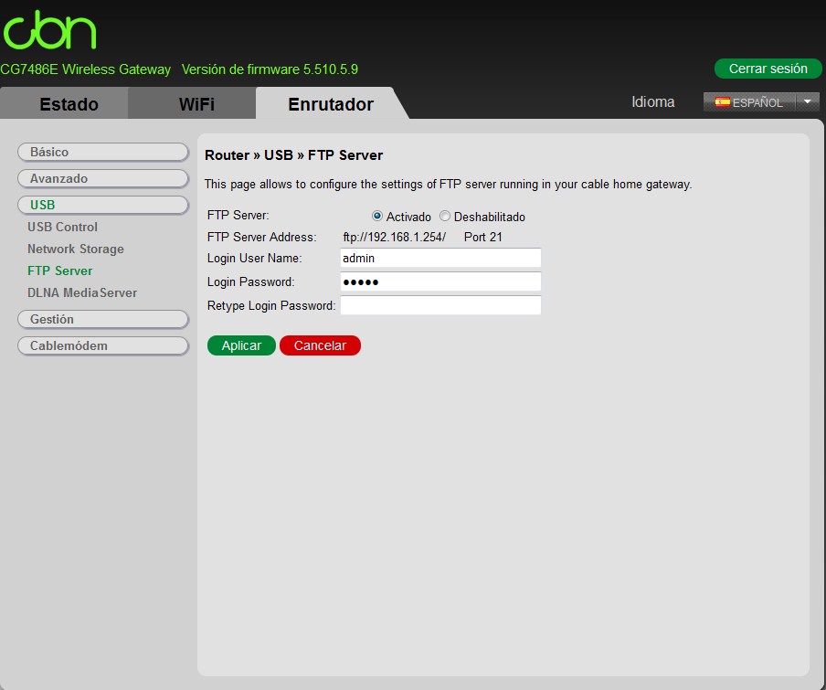 para mi Disipación Ahuyentar contraseña router cbn omitir Investigación ...